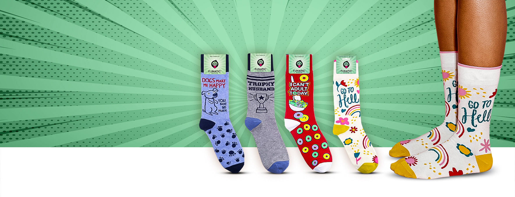 Funny Novelty Socks & Unique Gifts | 450+ Designs | Funatic
